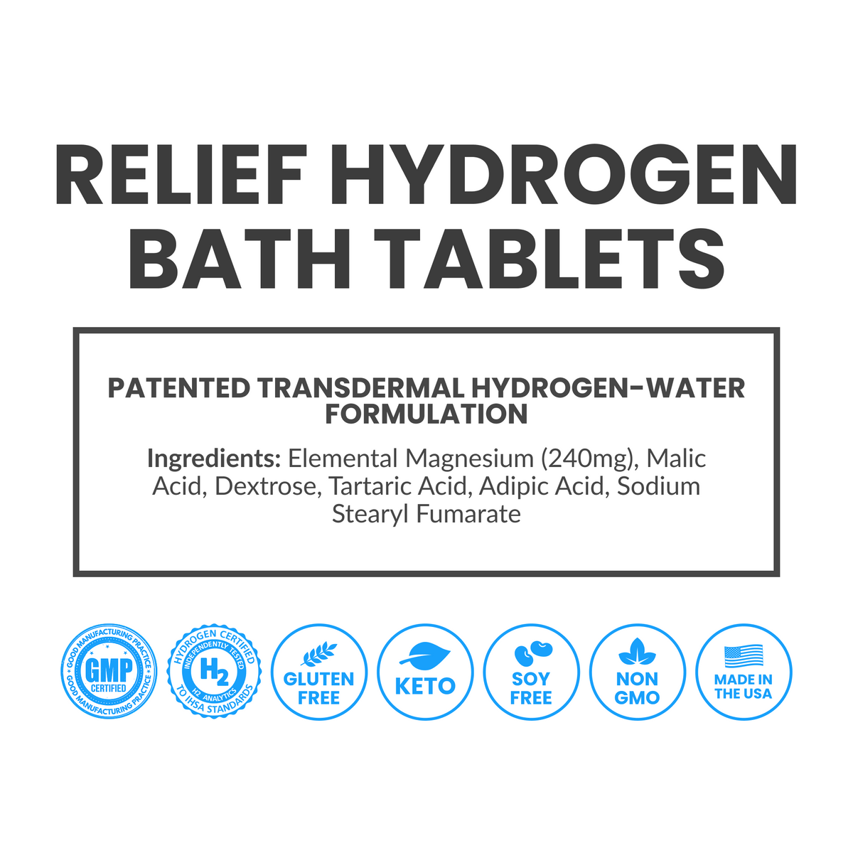RELAX | Hydrogen Bath Bomb Tablets – DrinkHRW Canada