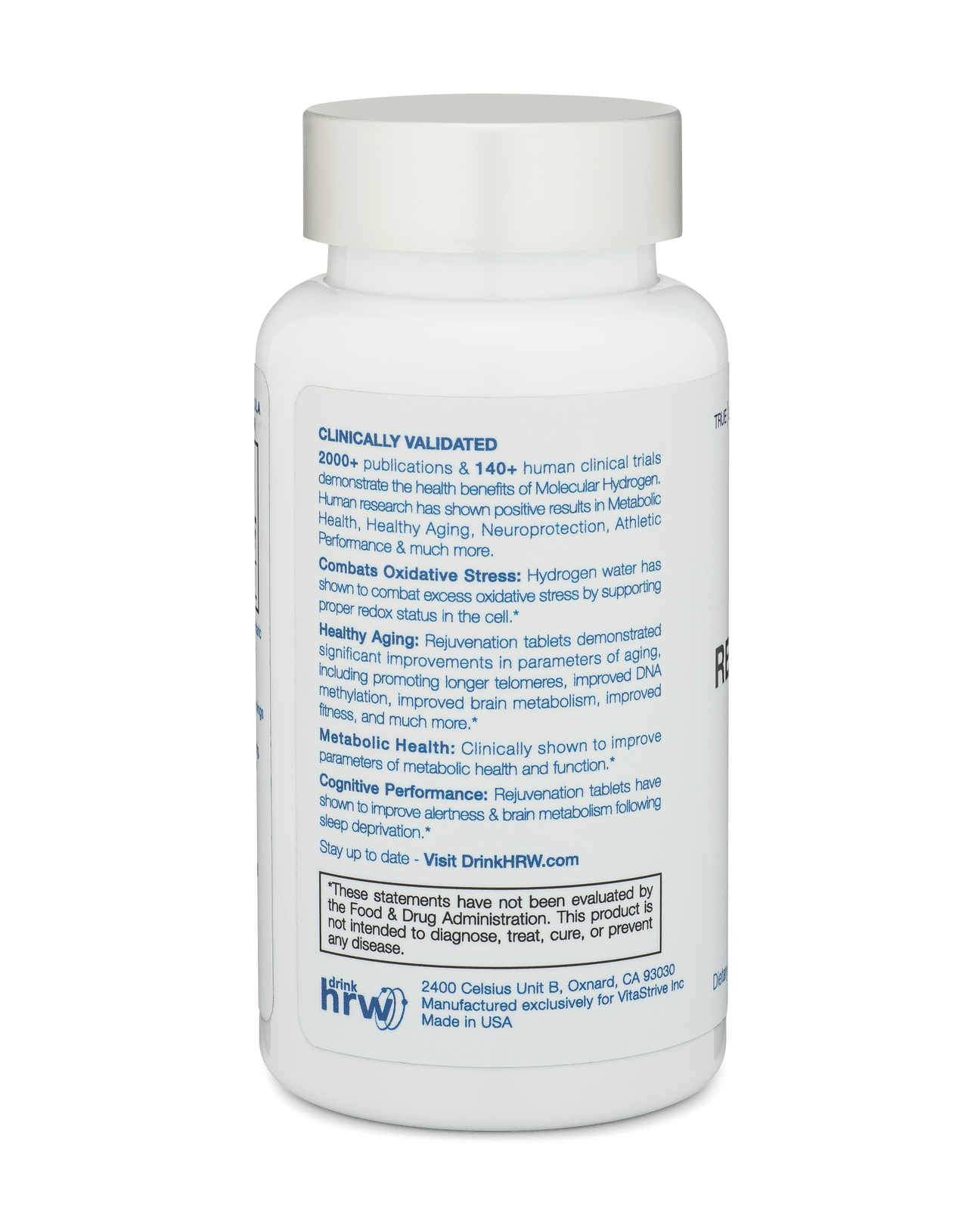 Drink HRW Rejuvenation H2 Tablets | Drink HRW – DrinkHRW Canada